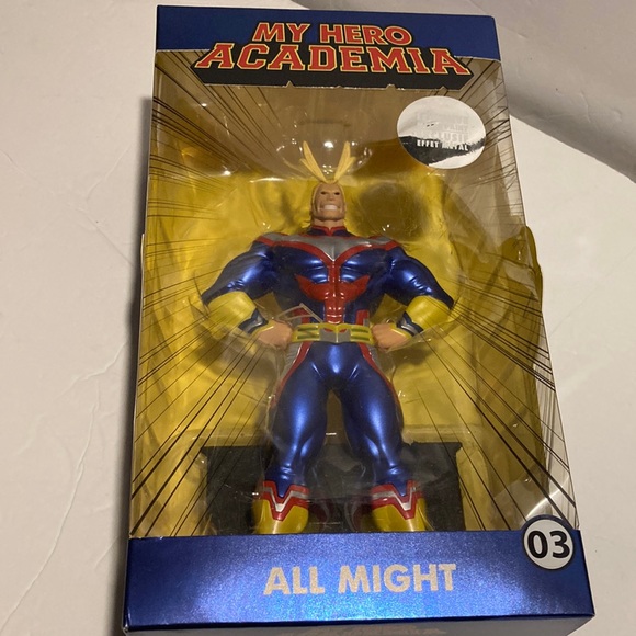 Toys | My Hero Academia By Abystyle All Might Metallic Color ...
